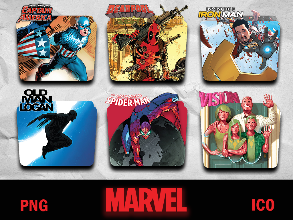 Marvel Now! Icon Pack v1 by piebytwo on DeviantArt