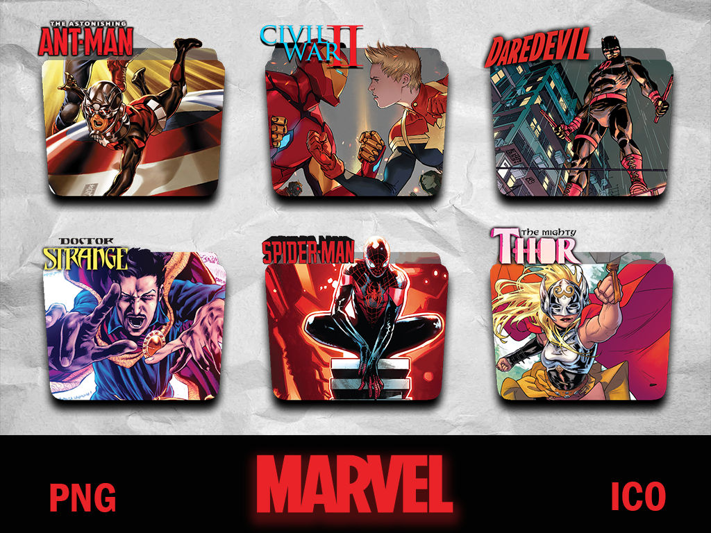 Marvel Now! Icon Pack v2 by piebytwo on DeviantArt