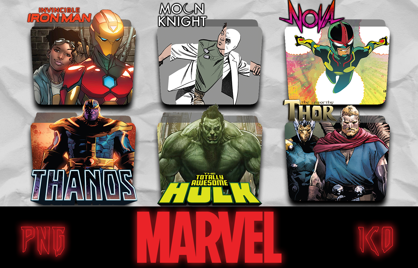 Marvel Now! Icon Pack v3 by piebytwo on DeviantArt
