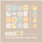 [sweetART] Cute deviantART Icon Pack by Gasara on DeviantArt