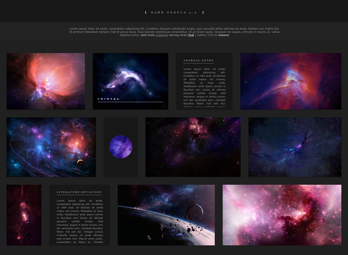 Dark Nebula 2.0 Gallery CSS by Gasara on DeviantArt