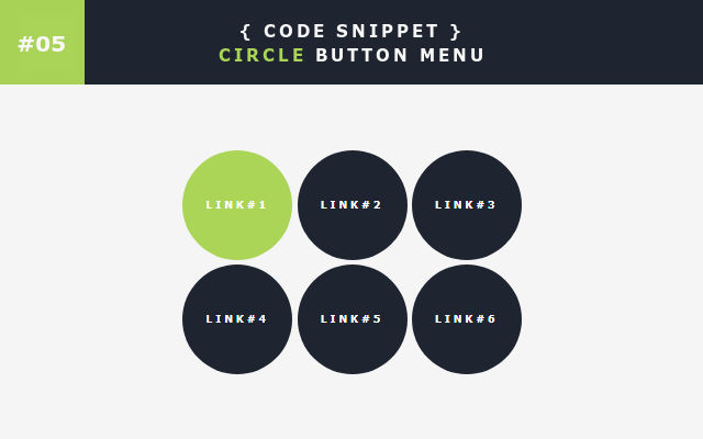 [05] Code Snippet - Circle Button Menu by Gasara on DeviantArt