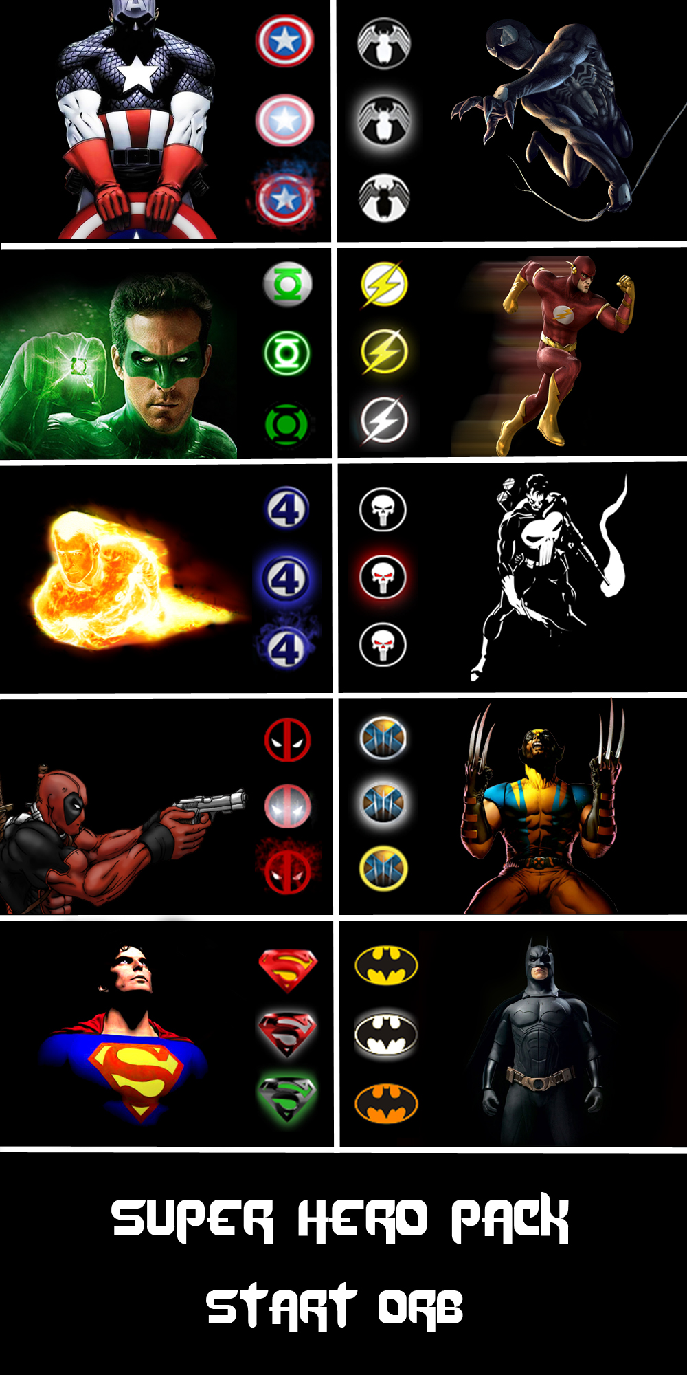 Super Hero Pack - Start Orb by andyNroses on DeviantArt