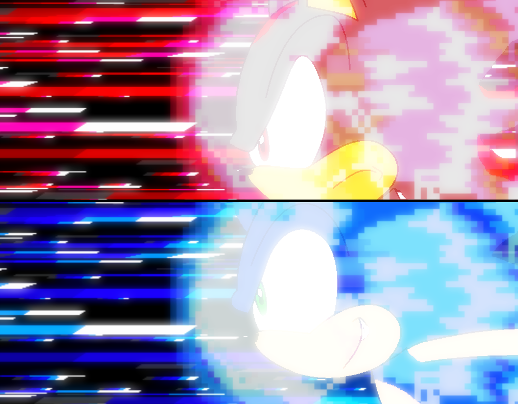 Sonic vs Shadow Part 2 by GarunioX on DeviantArt