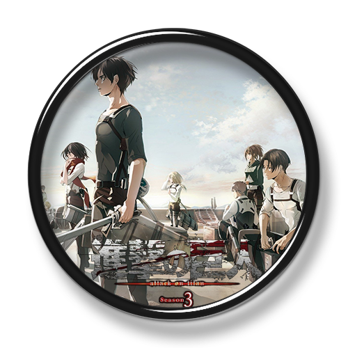 Attack on Titan Season 3 Circle Icon #1 by Keqn on DeviantArt