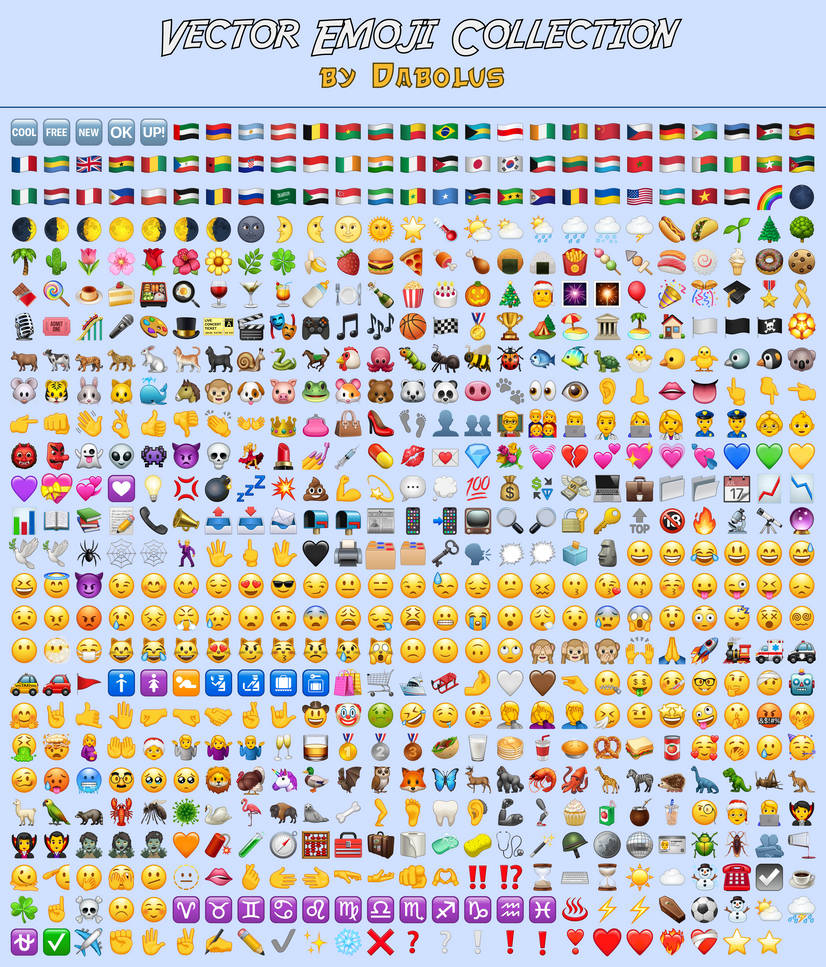 Vector Emoji Collection by Dabolus on DeviantArt