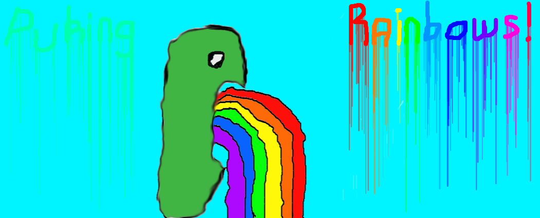 Puking RAINBOWS!!!!!!! by Gerri527 on DeviantArt