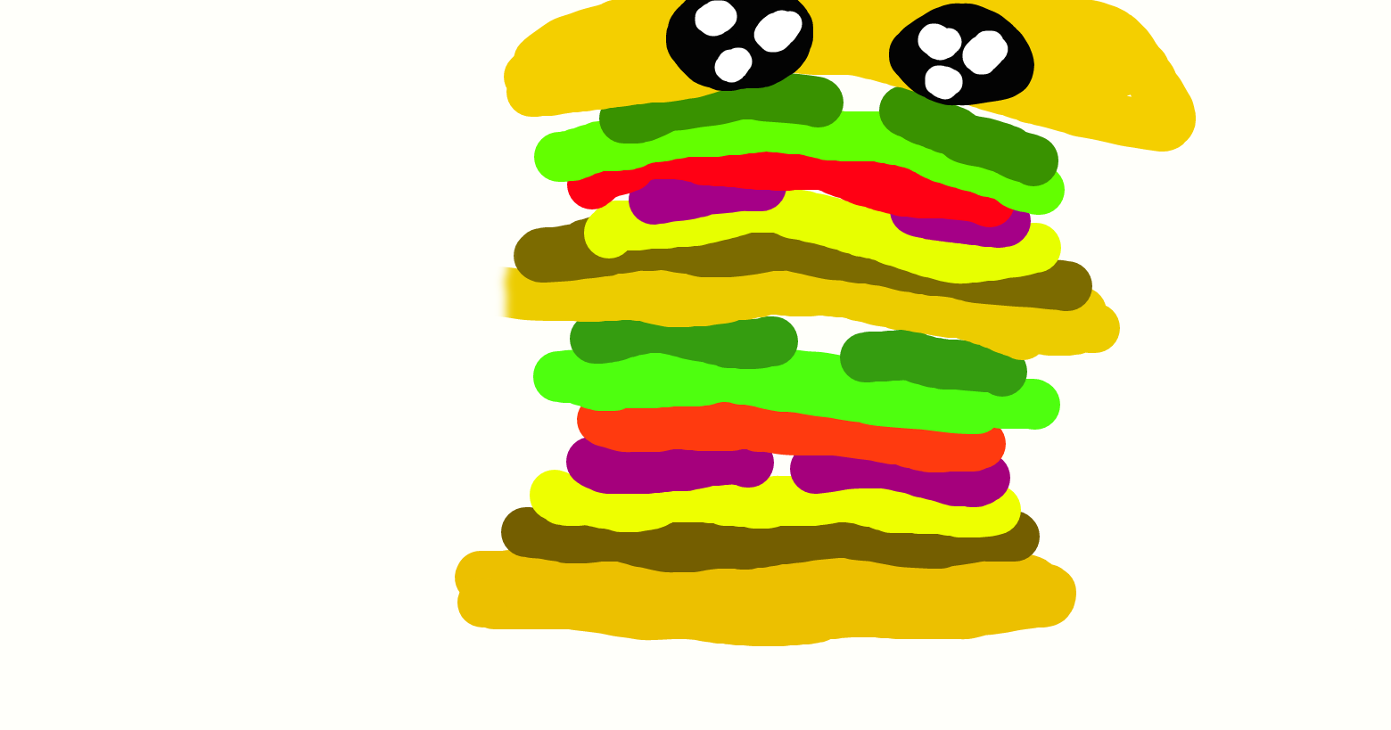 Double Cheese Burger Chibi by SuperSweetCiCi on DeviantArt