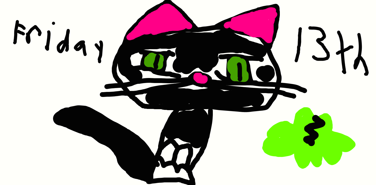 Friday the 13th Bad Luck Cat by SuperSweetCiCi on DeviantArt