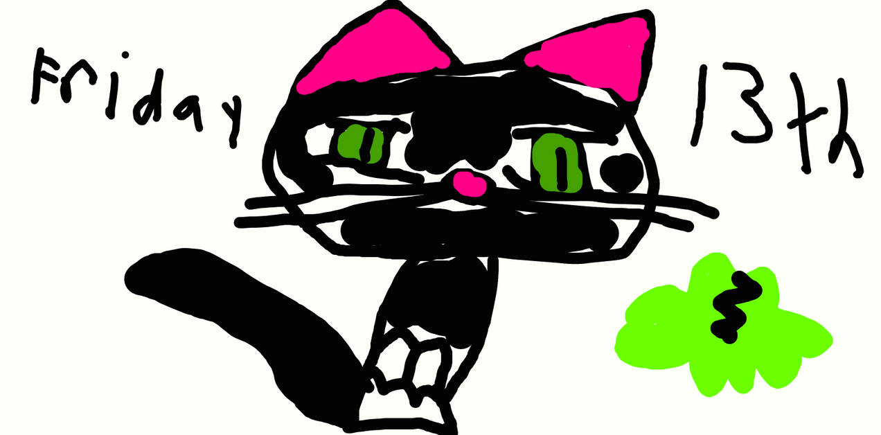 Friday the 13th Bad Luck Cat by SuperSweetCiCi on DeviantArt