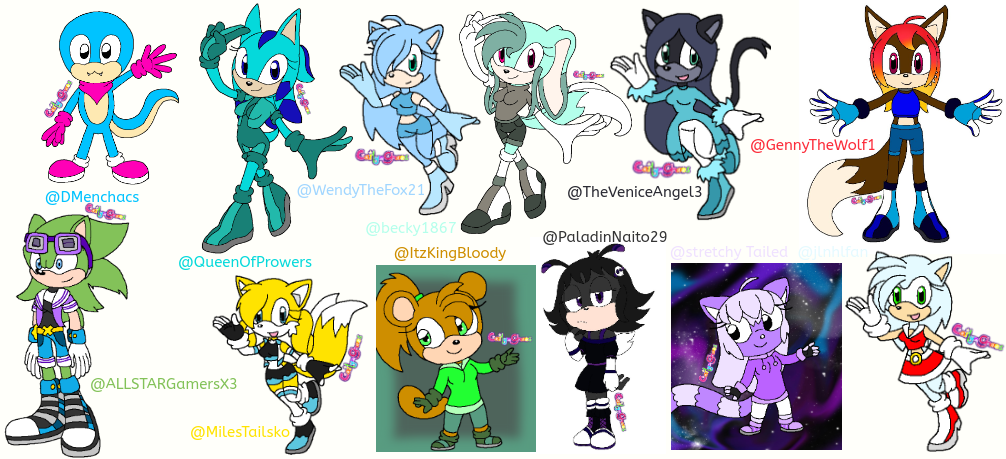 Twitter Sonic Ocs Redesigns By Cailynchaos On Deviantart