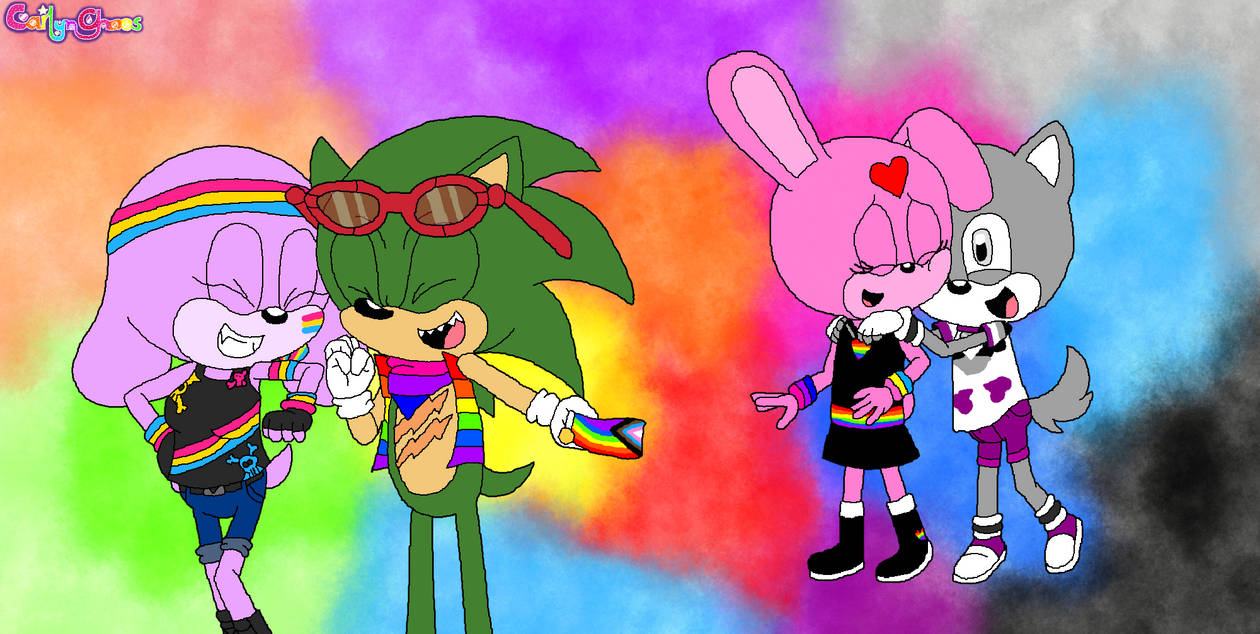 The Forever Four Pride Portrait by CailynChaos on DeviantArt