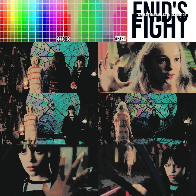 Enid's Fight by iskatbitch on DeviantArt