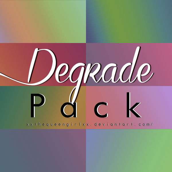 Degrade Pack |1| by xxTheQueenGirlxx on DeviantArt