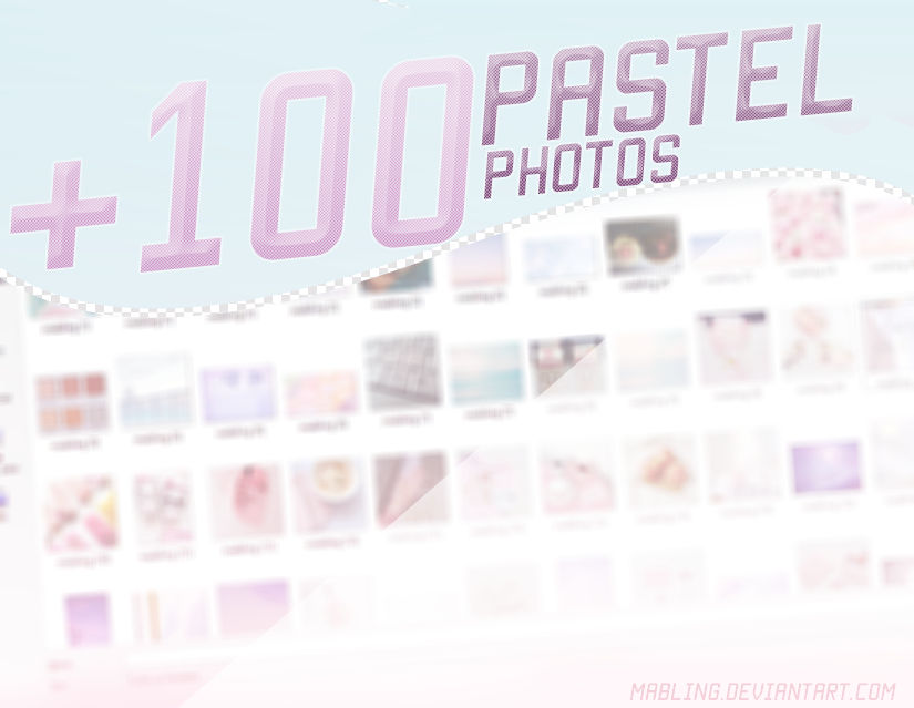 (PACK) + 100 Pastel Photos - by Mabling by mabling on DeviantArt