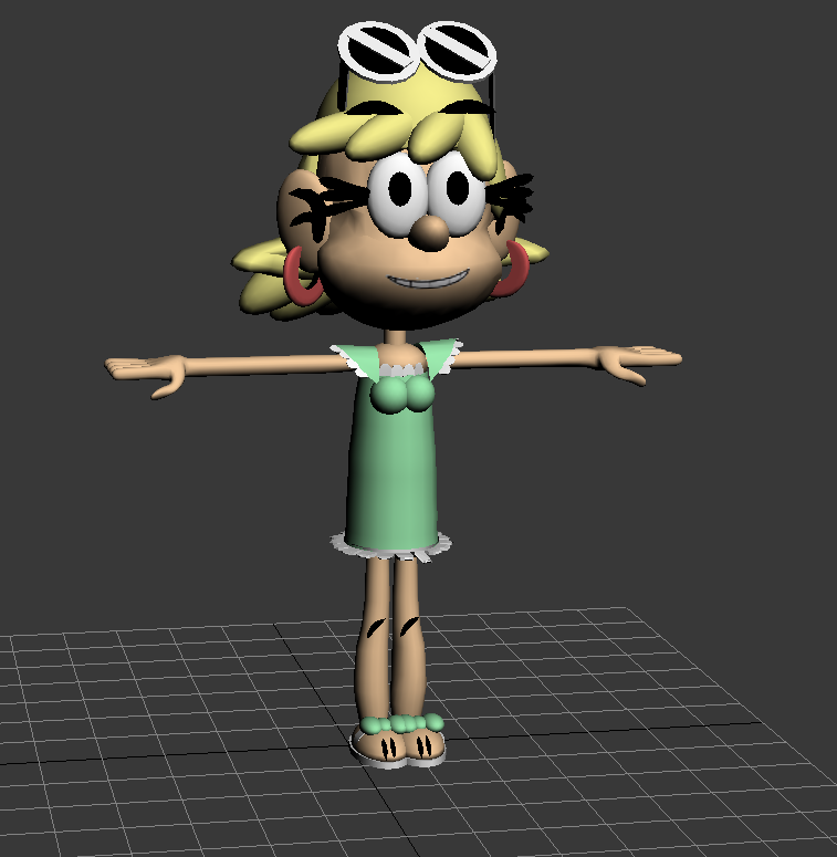 Leni Loud 3D Model Version 2 by HTFBlueFan2012 on DeviantArt