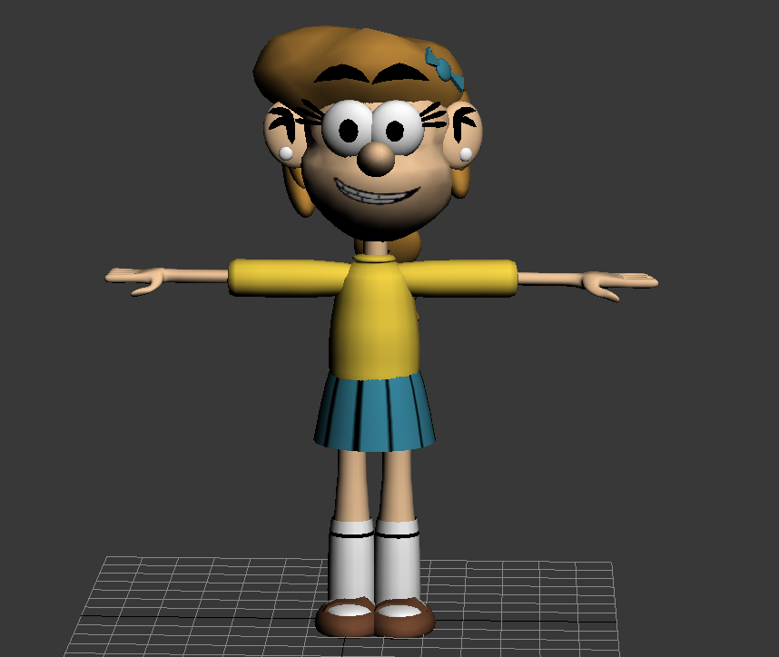 Girl Jordan 3D Model by HTFBlueFan2012 on DeviantArt