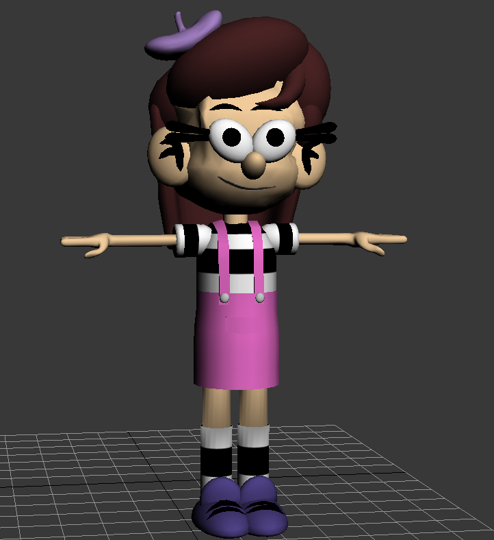 Chloe (The Loud House) 3D model by HTFBlueFan2024 on DeviantArt