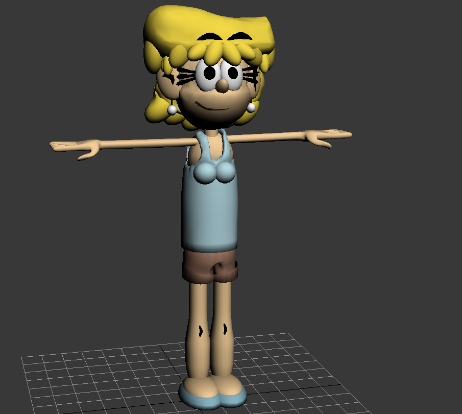 Lori Loud 3D Model by HTFBlueFan2012 on DeviantArt