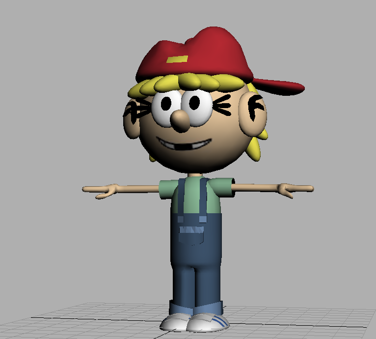 Lana Loud 3d Model Version 2 by HTFBlueFan2012 on DeviantArt