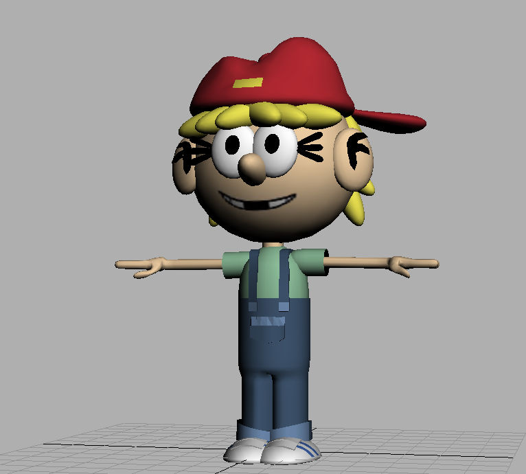 Lana Loud 3d Model Version 2 by HTFBlueFan2024 on DeviantArt