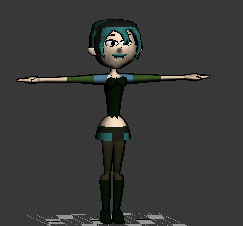 Gwen (Total Drama) 3D Model by HTFBlueFan2024 on DeviantArt