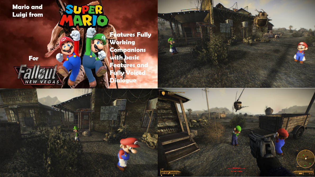 Mario and Luigi Companion Mods by HTFBlueFan2012 on DeviantArt