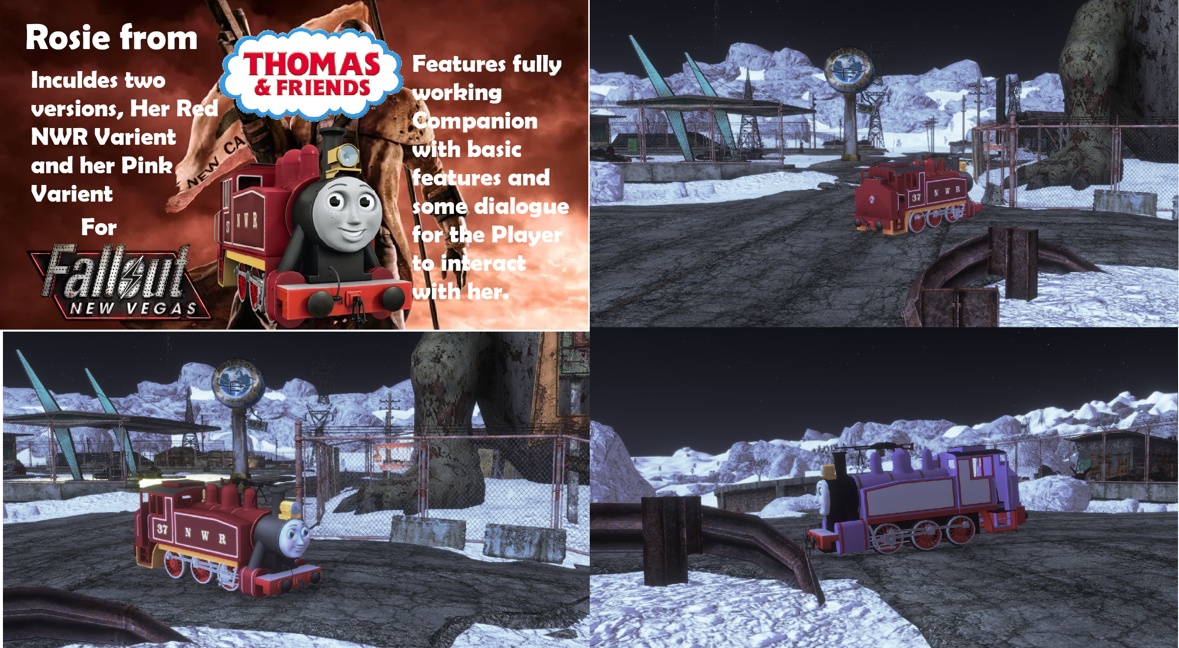 Rosie The Red Engine Companion Mod by HTFBlueFan2024 on DeviantArt