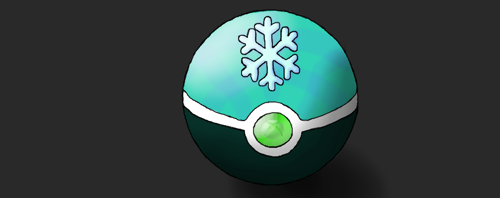 Xbox Ice Pokeball by WolfbotShadowdragon on DeviantArt