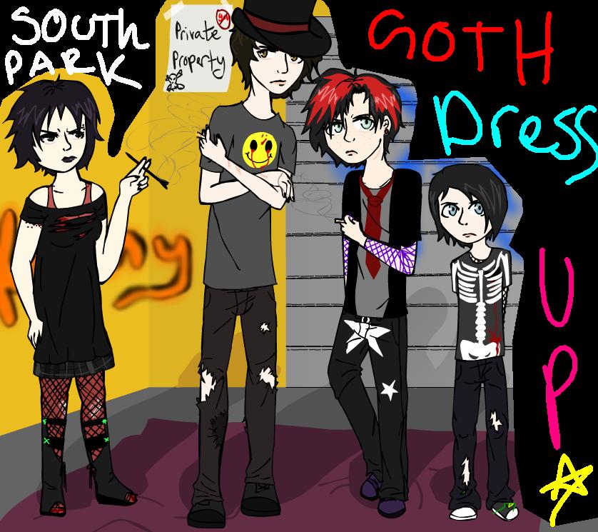 South Park Goth Dress Up by Toejones on DeviantArt