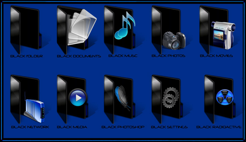 My Black Folders by hdavispi on DeviantArt