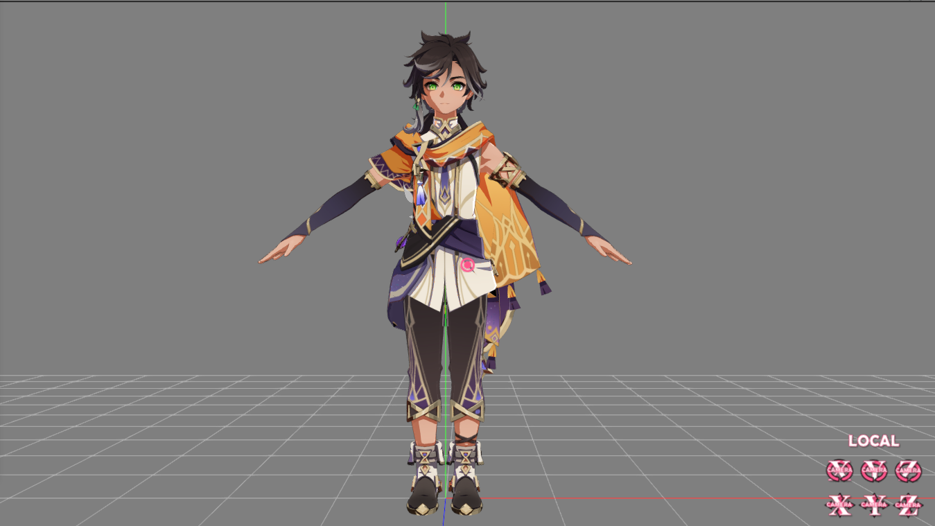Genshin Impact Sethos-Model by jinMOka on DeviantArt