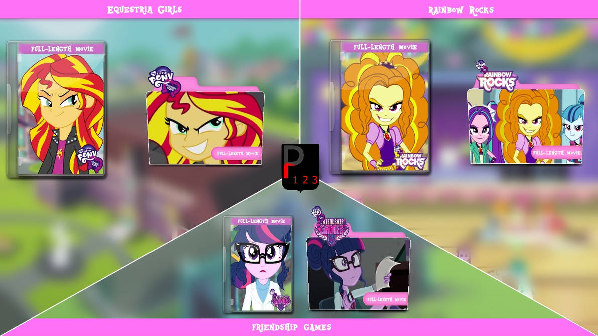 MLP Folders (Villains Update for Equestria Girls) by Patlen123 on ...