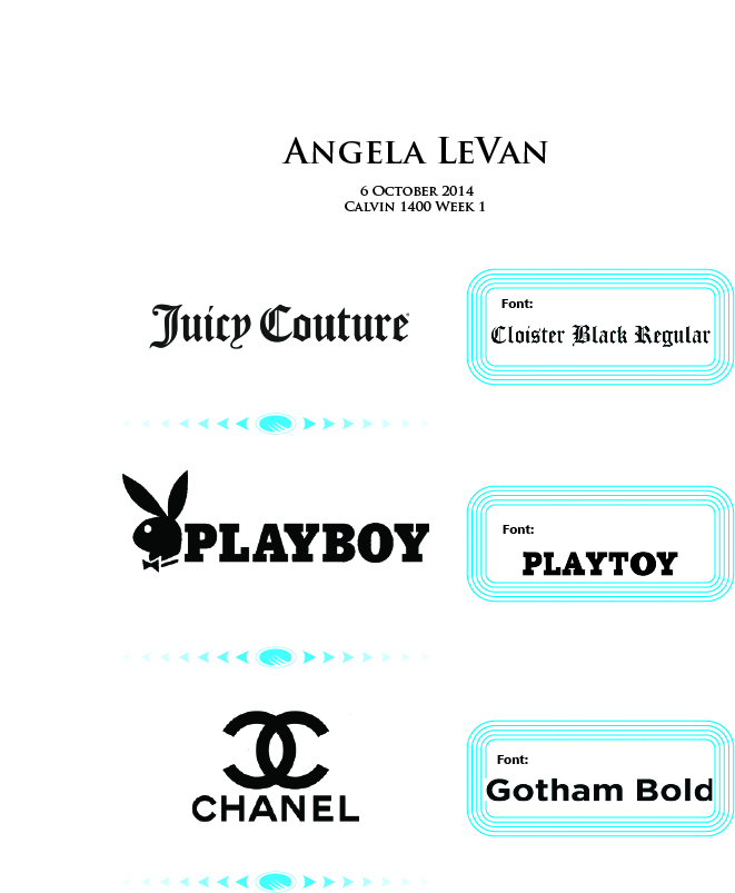 Week 1 Day 1 Logo Assignments by angelamlevan on DeviantArt