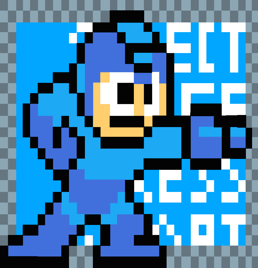 8-bit megaman by soniceeveealchemist on DeviantArt