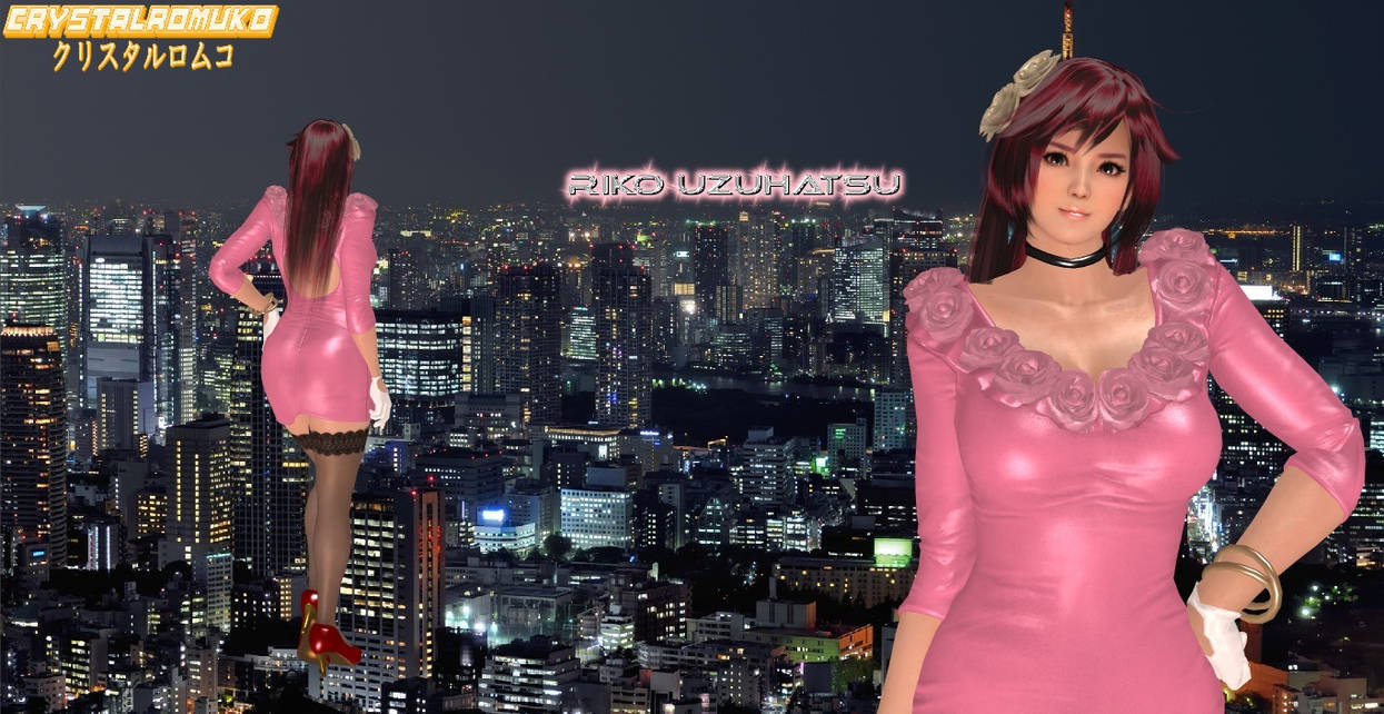 My OC: Riko Uzuhatsu - Pink Dress by CrystalRomuko on DeviantArt