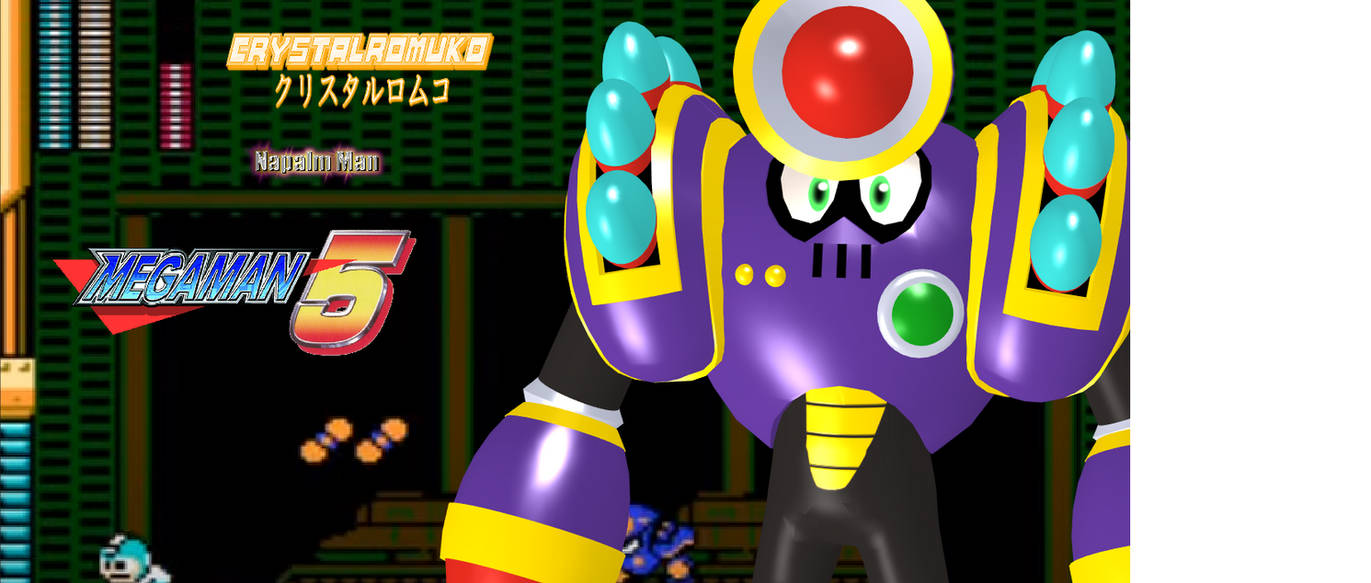 Mega Man: Napalm Man for X.P.S. by CrystalRomuko on DeviantArt