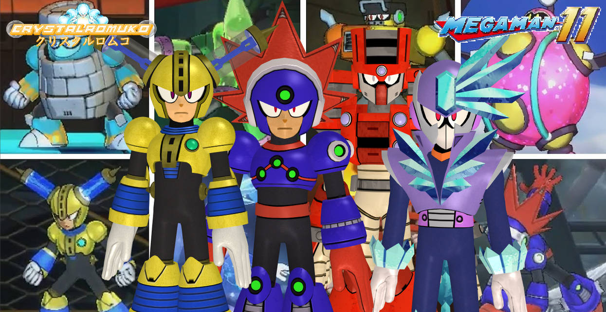 Mega Man 11: Robot Masters Pack #1 for X.P.S. by CrystalRomuko on ...