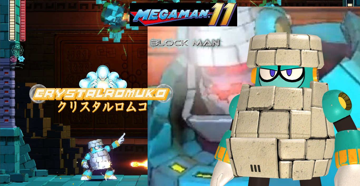 Mega Man 11: Block Man Model pack for X.P.S. by CrystalRomuko on DeviantArt