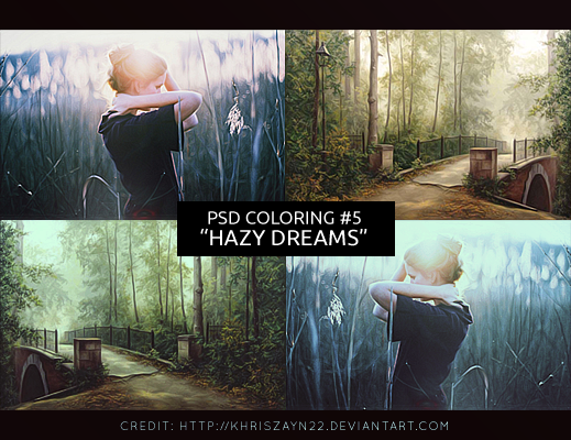 PSD COLORING #5 | Hazy Dreams by MykaMarie on DeviantArt