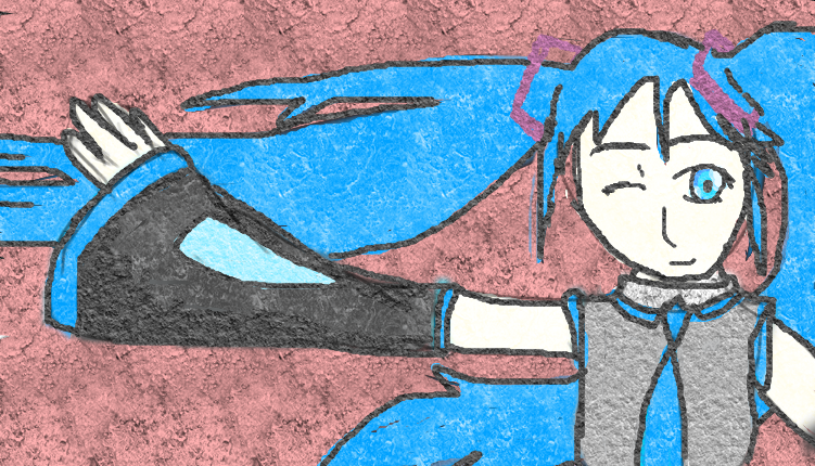 miku in stone by memecow1 on DeviantArt