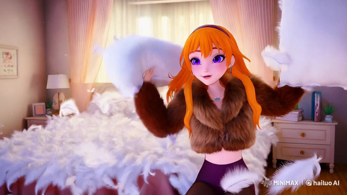 Ai video*Daphne in fur pillow fight by Panzerjager1940 on DeviantArt