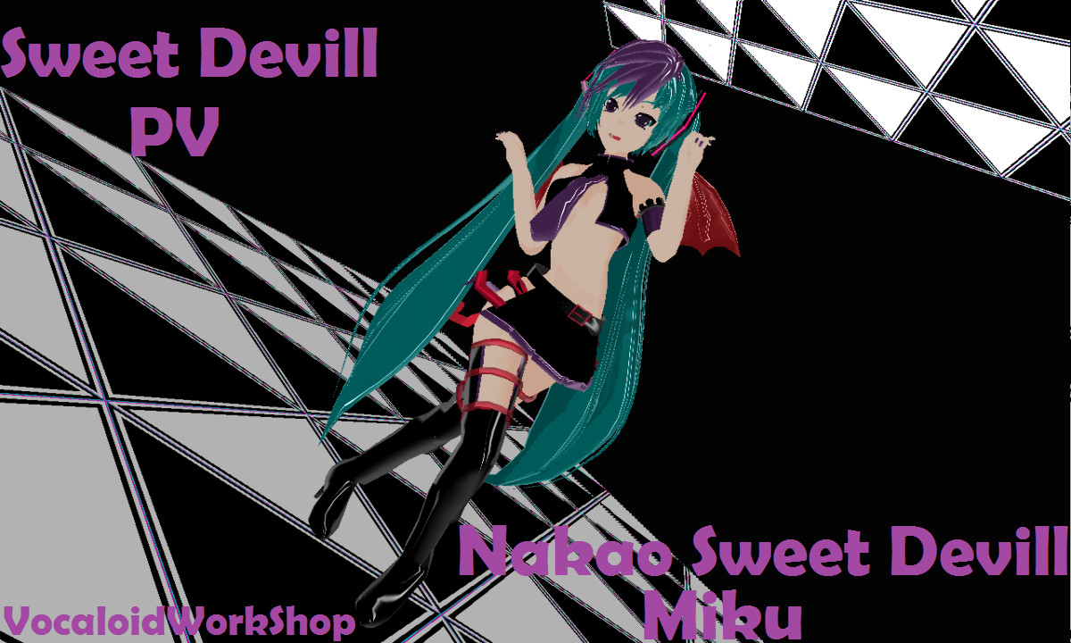MMD.::Sweet Devil Miku FOR DL::. by ThisisKENZ on DeviantArt