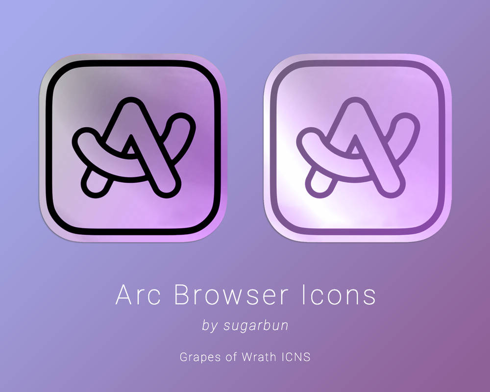 Arc Browser Grapes of Wrath Icons by umei on DeviantArt