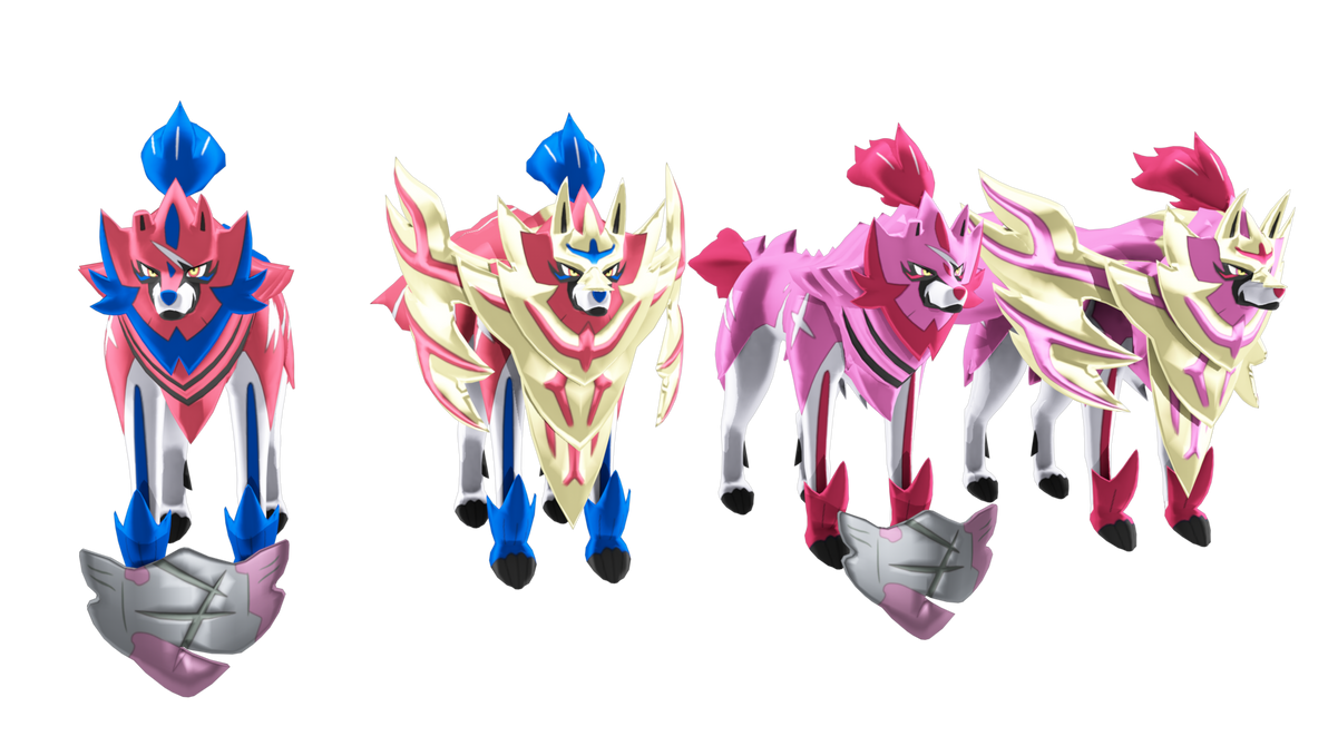 Zamazenta 3D Model (FBX) Download by WingedZard64 on DeviantArt