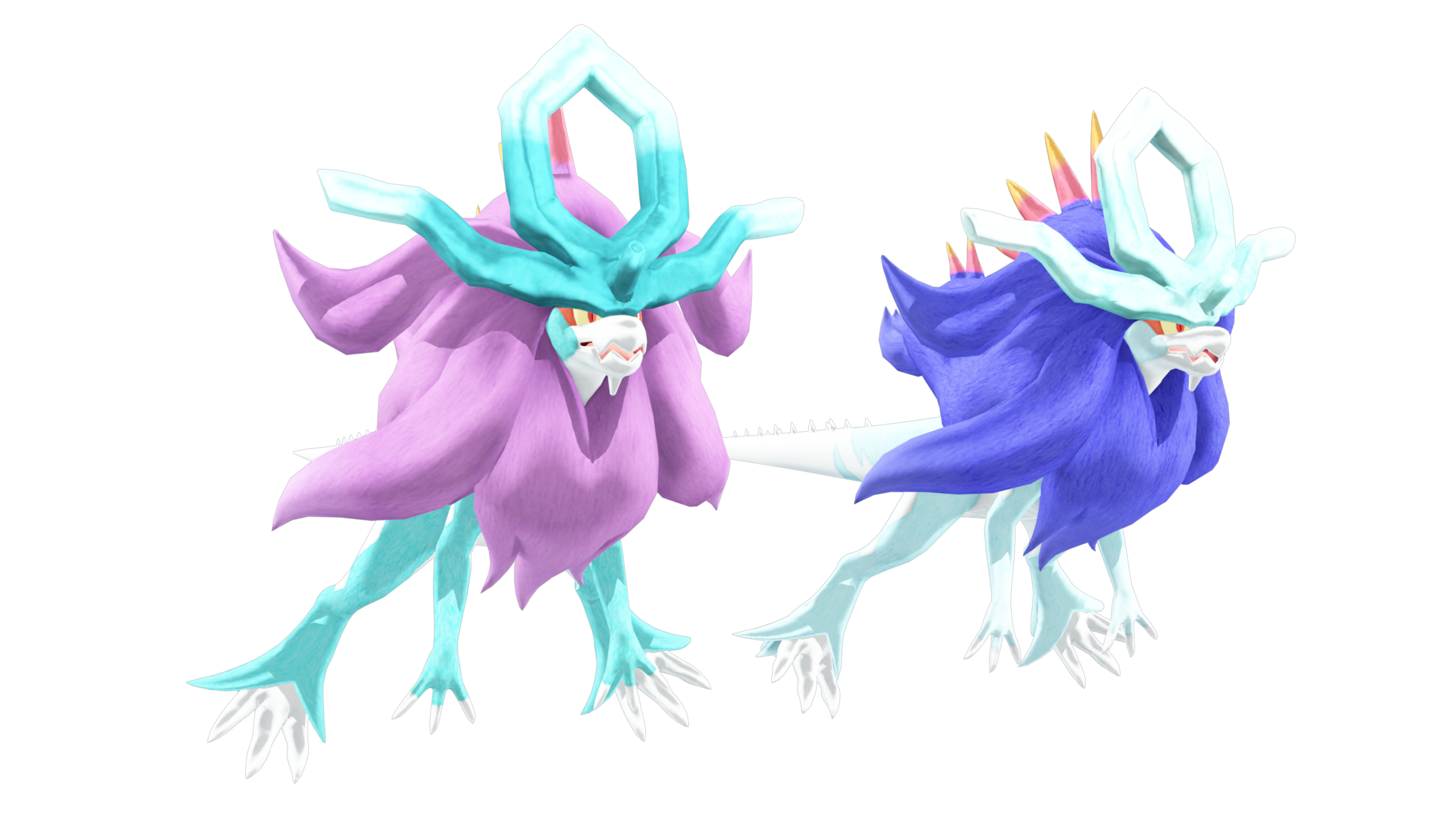 Walking Wake 3D Model (FBX) - PKMN Scarlet Violet by WingedZard64 on ...