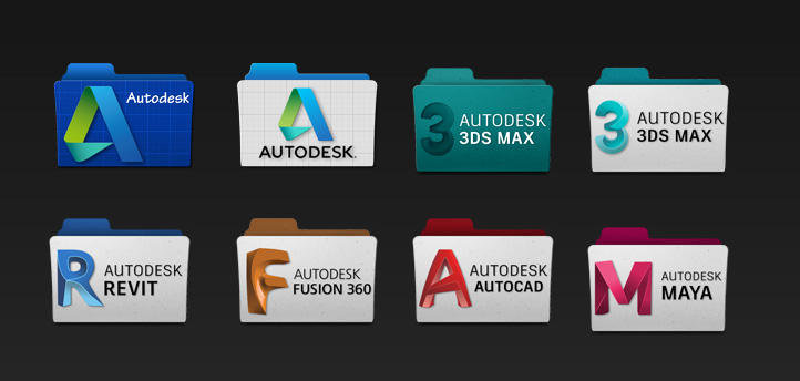 Autodesk folders by Luminaire714 on DeviantArt