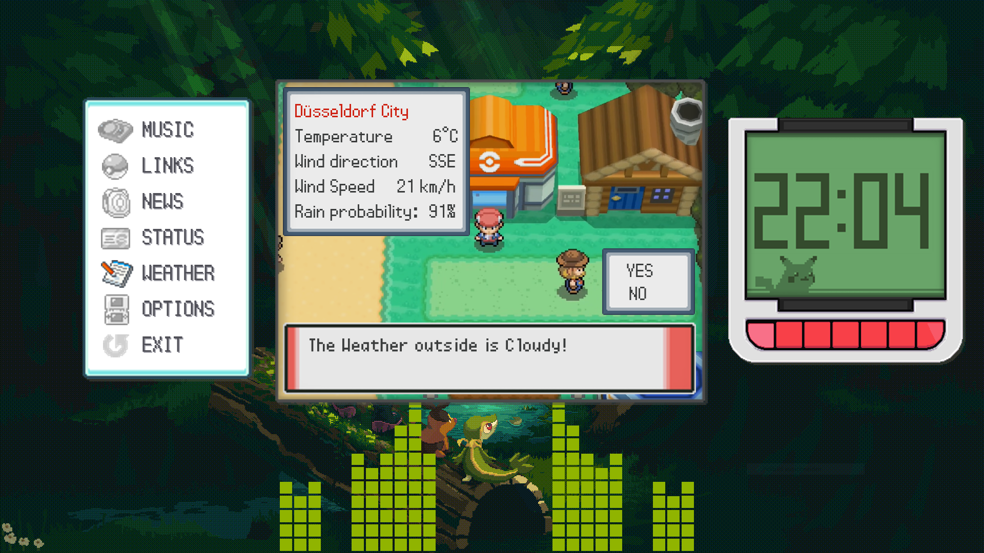 *New* Pokemon Rainmeter Skin by Dango-Projects on DeviantArt