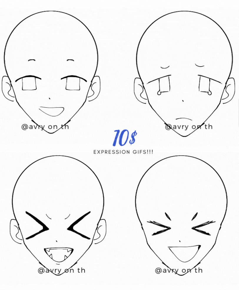 10$ Expression gifs by ghouls8me on DeviantArt