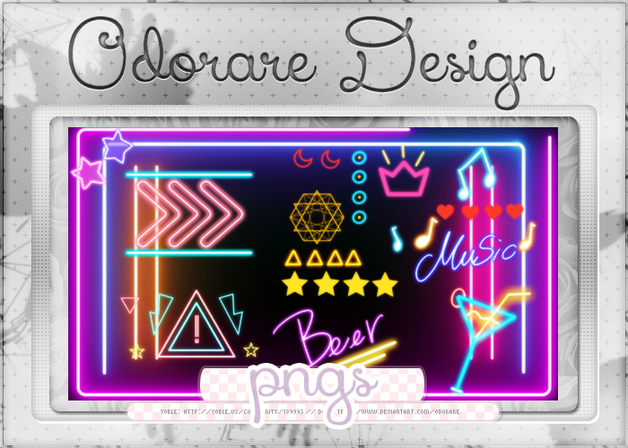 Neon Png Pack 01 by Odorare-Design on DeviantArt